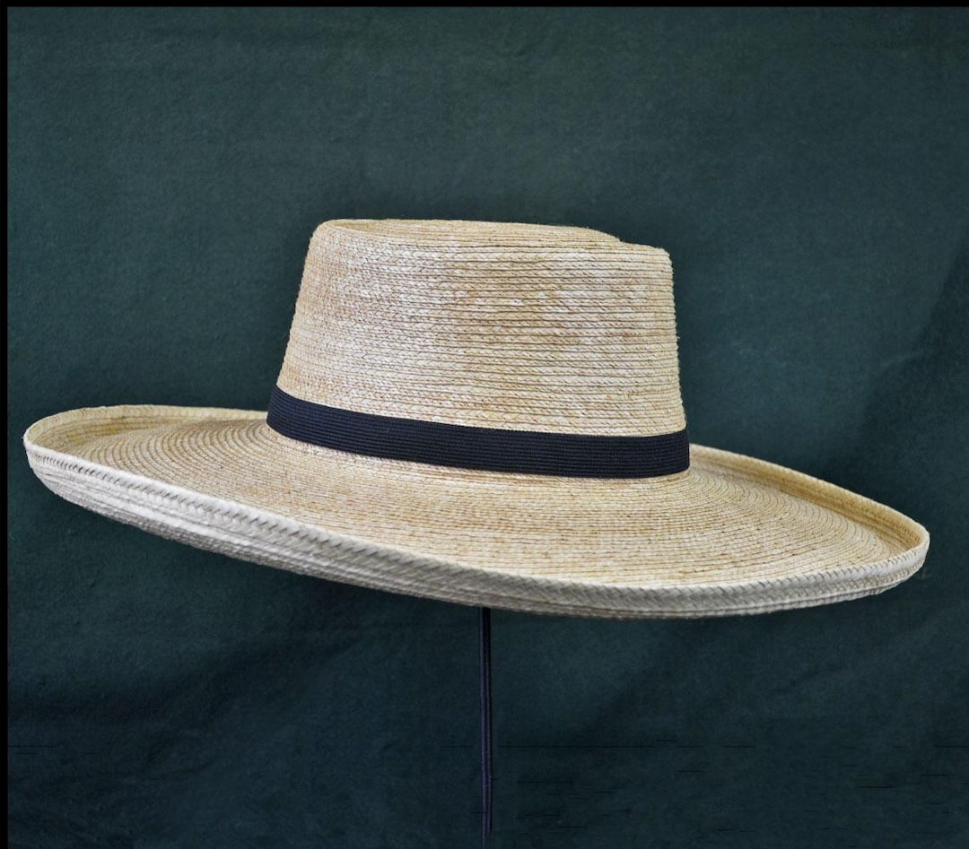 Straw Gambler Hat - 5