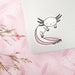 Smiley Axolotl Vinyl Sticker | Waterproof - Etsy Canada