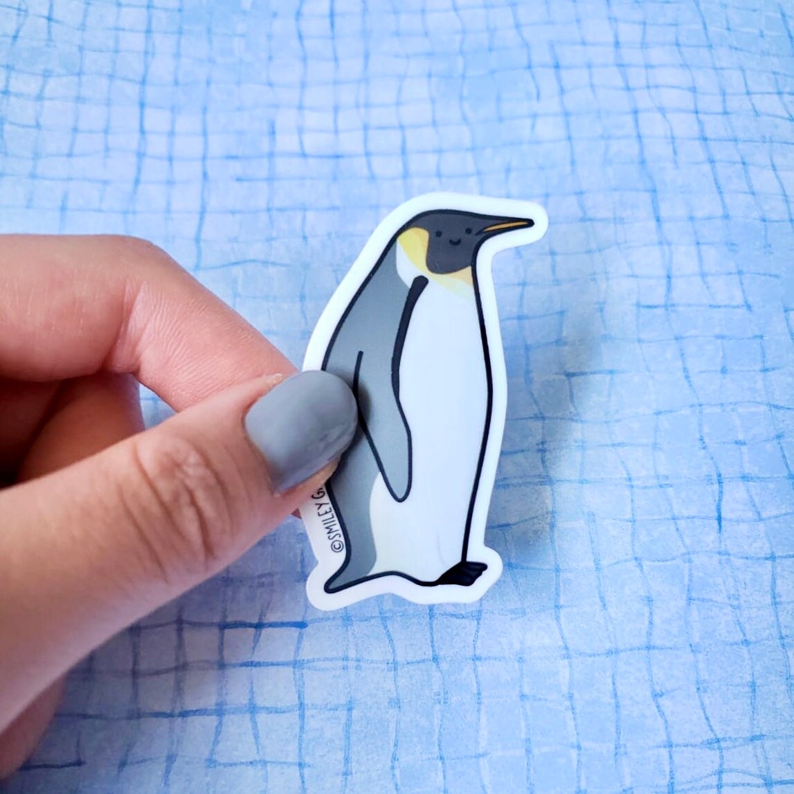 Smiley Penguin Vinyl Sticker Waterproof - Etsy