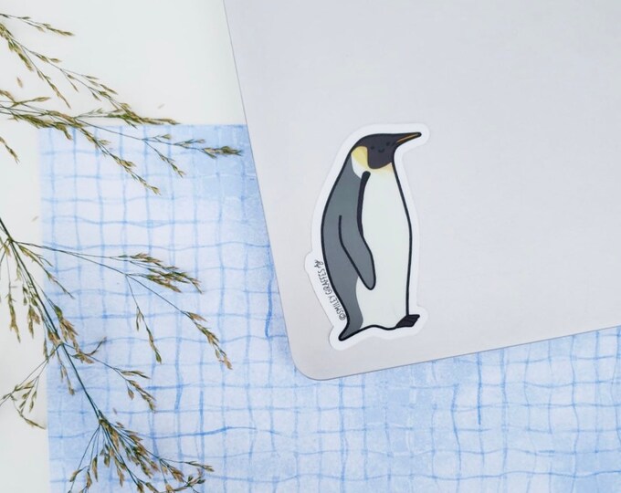 Smiley Penguin Vinyl Sticker | Waterproof - Etsy
