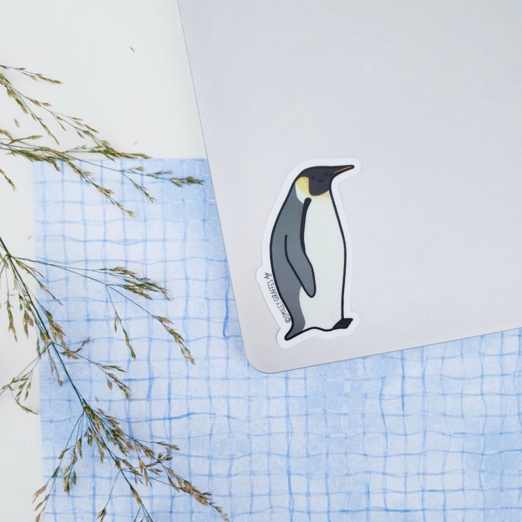 Smiley Penguin Vinyl Sticker Waterproof - Etsy