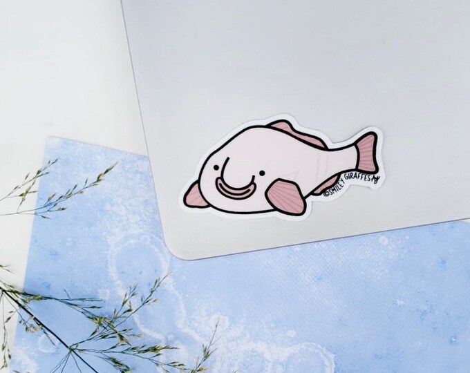 Smiley Axolotl Vinyl Sticker | Waterproof - Etsy Canada