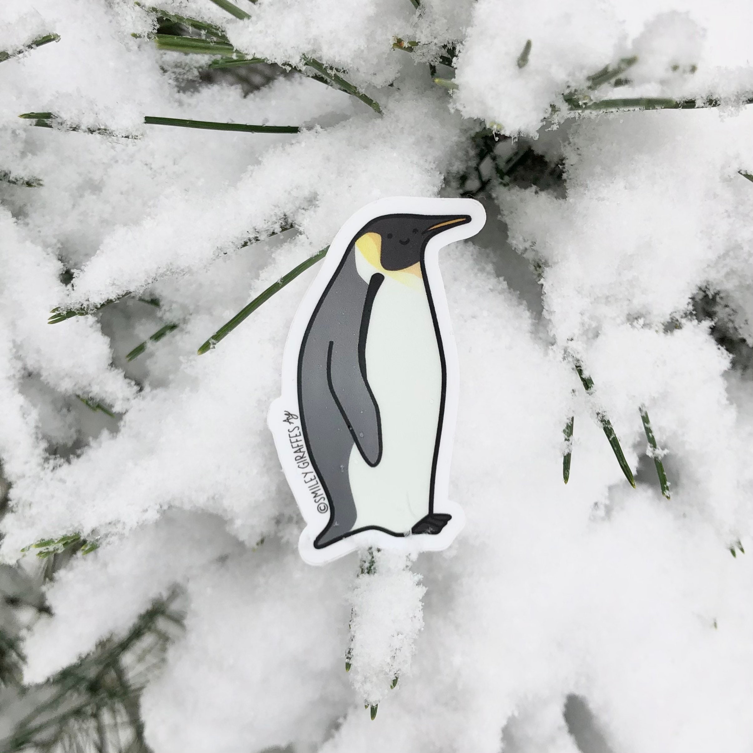 Smiley Penguin Vinyl Sticker Waterproof - Etsy