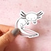 Smiley Axolotl Vinyl Sticker | Waterproof - Etsy Canada