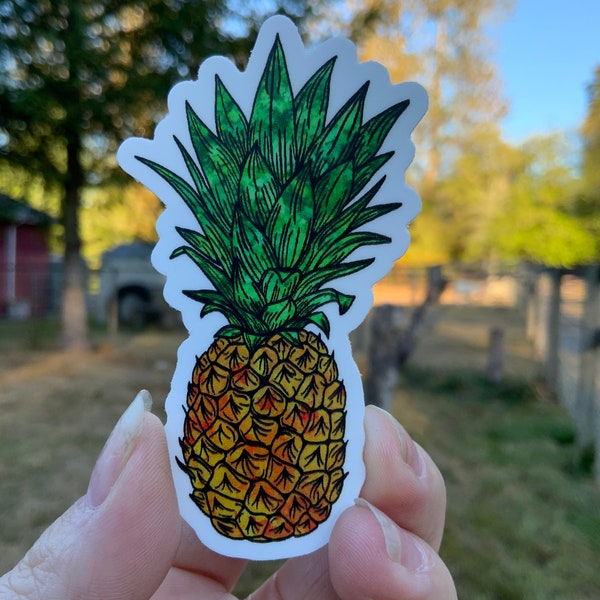 Pineapple Swinger Stickers - Etsy