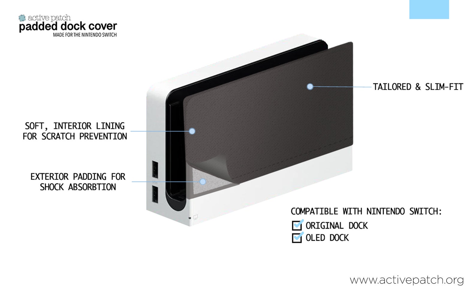 Padded Dock Cover Made for Nintendo Switch Accessories Dock - Etsy UK