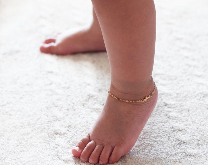 Pearl Chain Anklet-gold Anklet-chain Anklet-anklet for Women-toddler ...