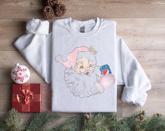 Rare 1950s Original Pepsi Santa Christmas Advertising Board Easel Stand ...