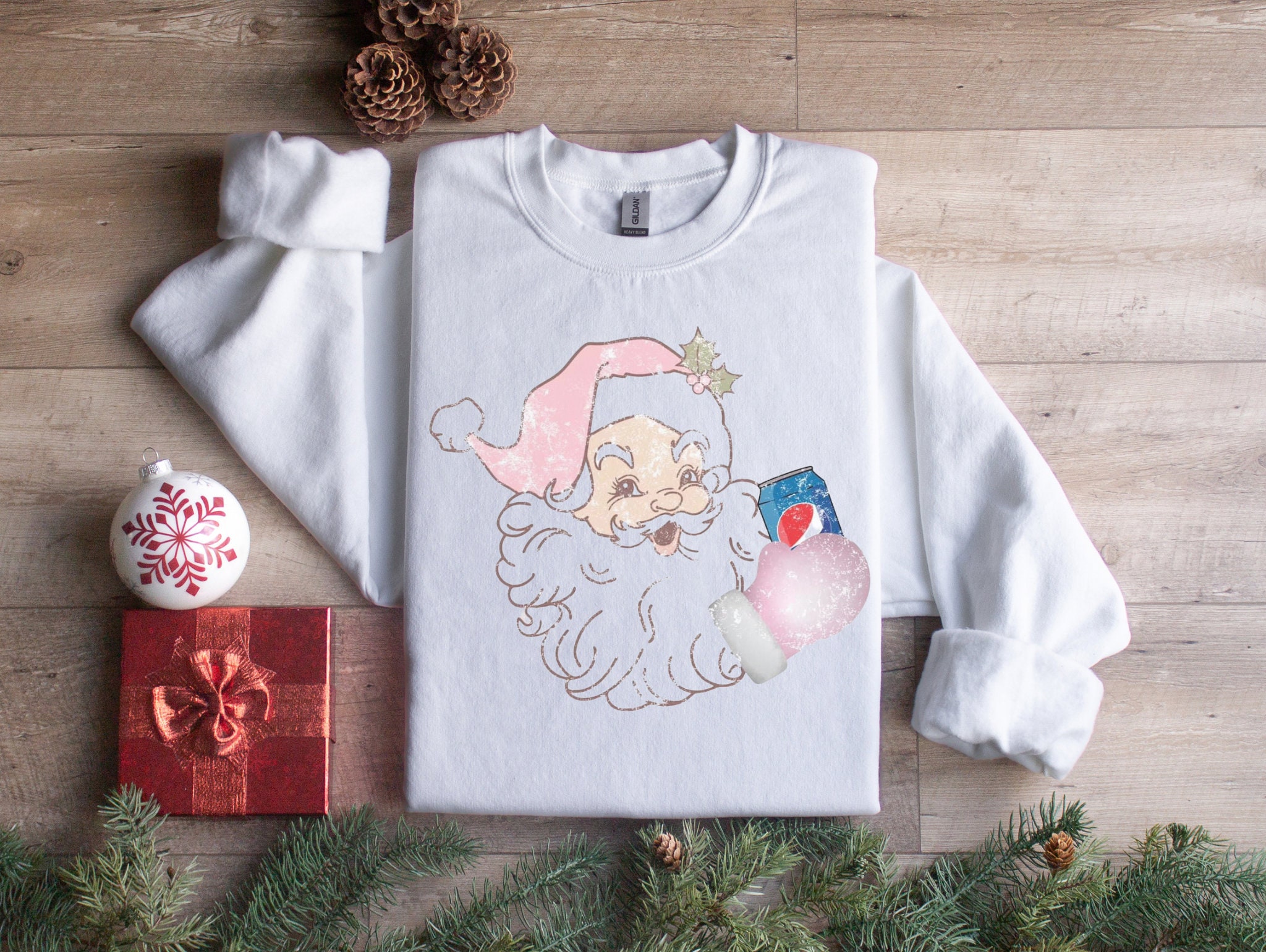 Pepsi Santa - Etsy