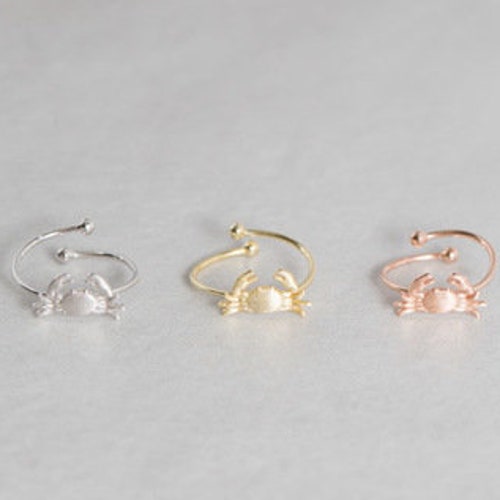 Crab Ring - Etsy
