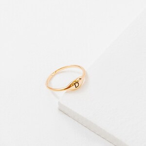 Initial Ring | D - Etsy