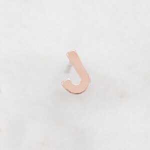 Alphabet Earring | J - Etsy