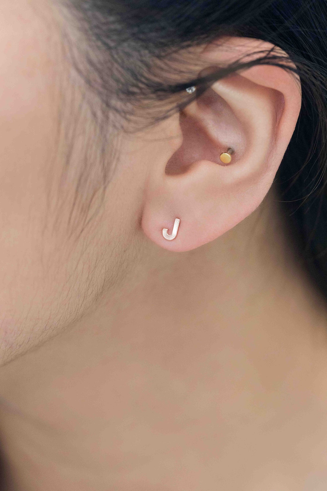 Alphabet Earring J | Etsy