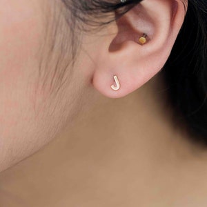 Alphabet Earring | J - Etsy