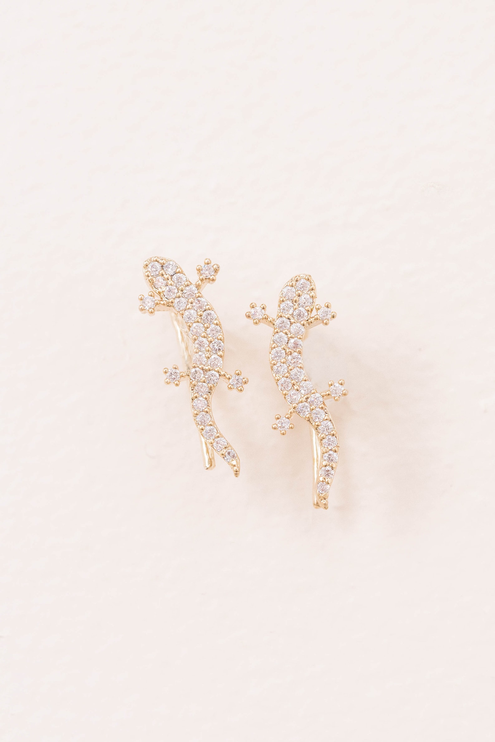 Lizard Ear Pin Earrings (3 Colors) - Etsy