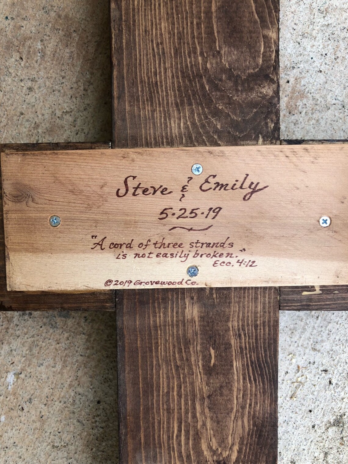 Wedding Braid Cross - Cord of Three Strands - Unity Ceremony - Etsy