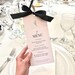 Wedding Menu/name/reservation Tags Bundle Formal Elegant Minimal ...