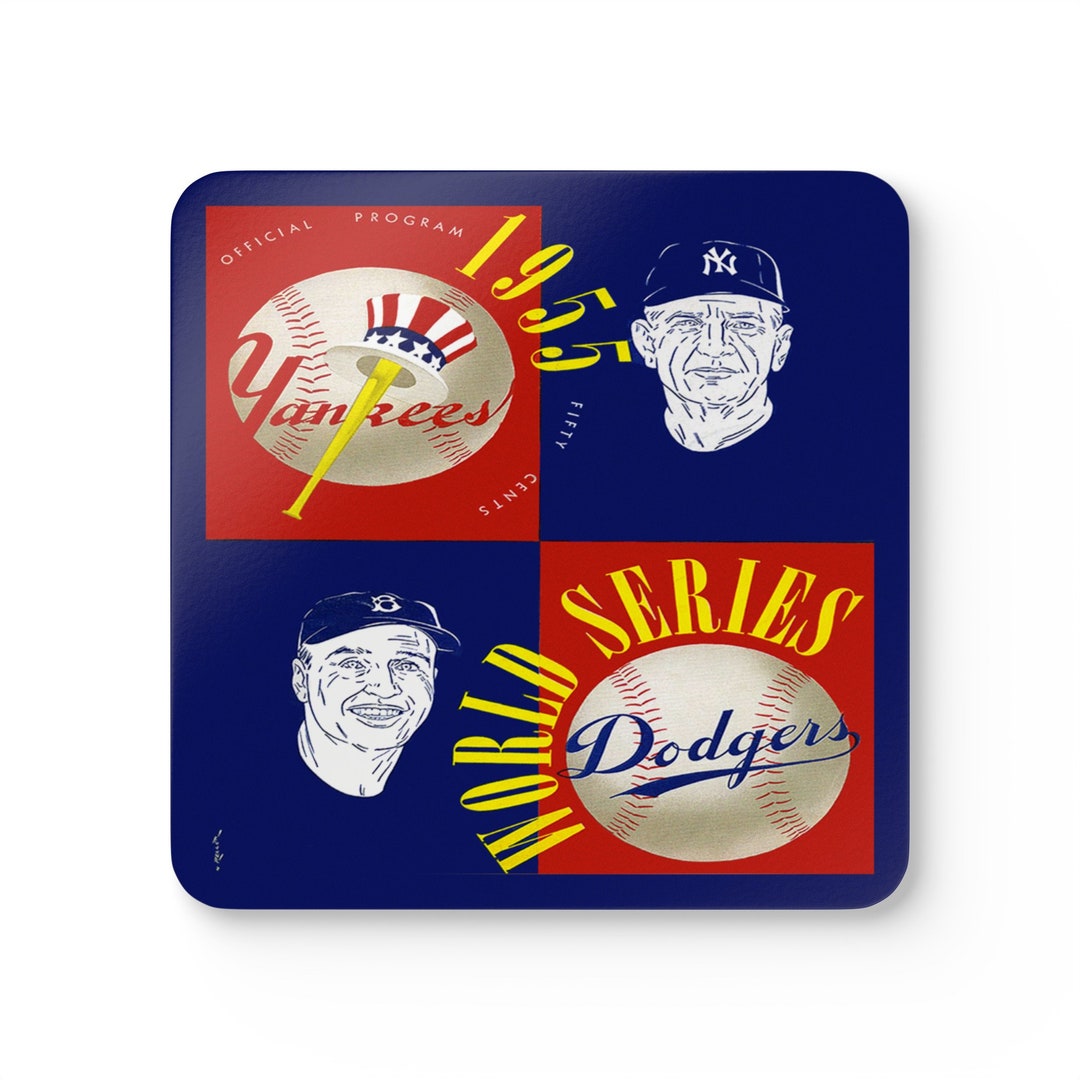 1955 Vintage New York Yankees - Brooklyn Dodgers Baseball World Series ...