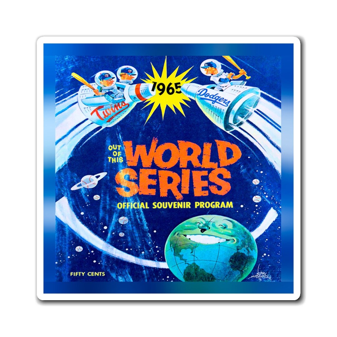 Baseball World Series Magnets - Dodgers Twins Memorabilia, Sports ...