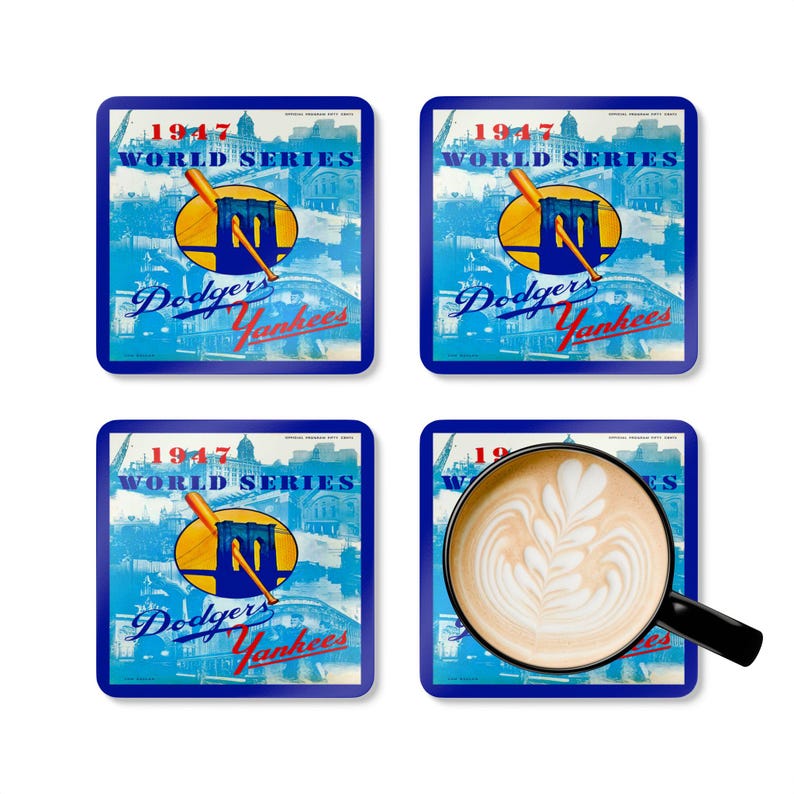 1947 Vintage New York Yankees - Brooklyn Dodgers - Baseball World ...