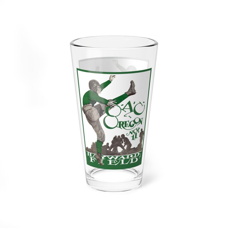 Mixing Glass - 1926 Football University of Oregon - Oregon State, Beer ...
