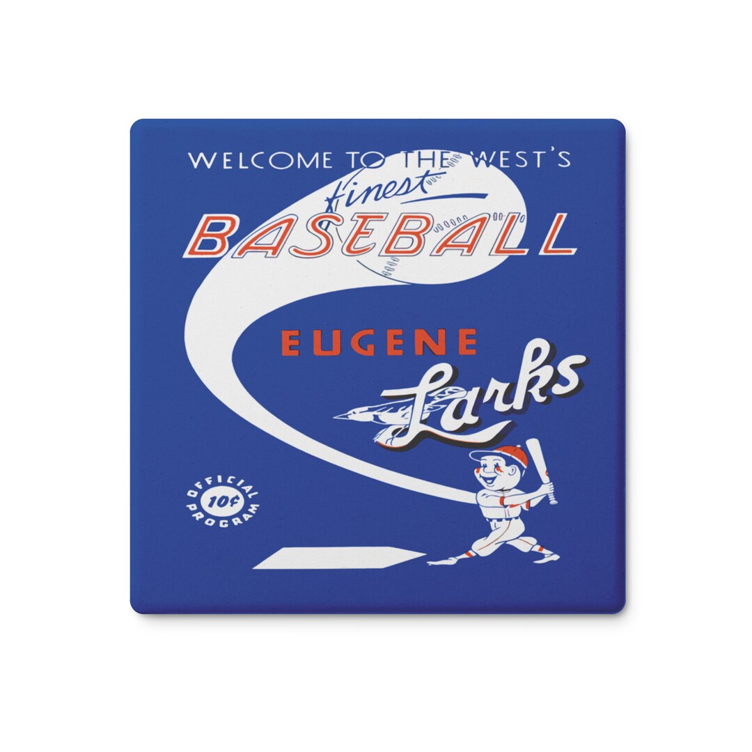 1950 Vintage Eugene Larks Far West League Baseball Program Cover ...