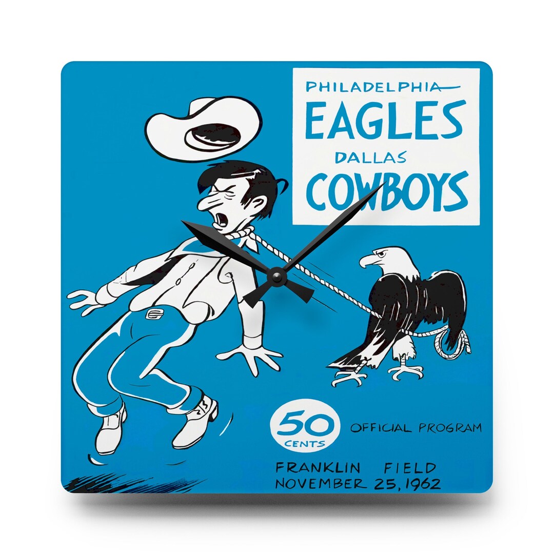 1962 Vintage Dallas Cowboys - Philadelphia Eagles Football Program ...