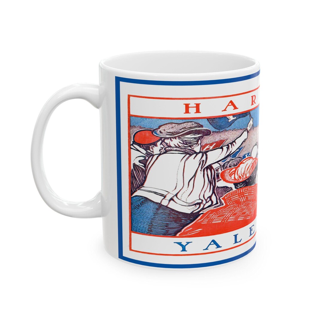 Vintage 1903 Harvard-yale Football Ceramic Mug, Coffee Cup, Tea Mug ...