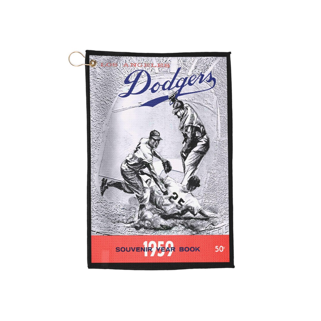 Vintage 1959 Baseball Dodgers Golf Towel - Retro Sports Athlete Gift ...