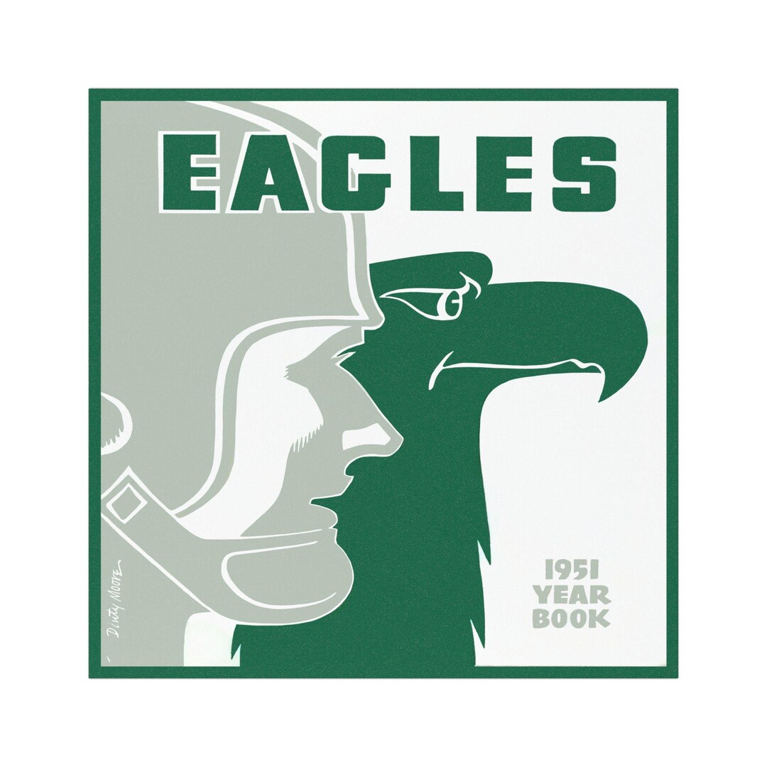 Vintage Car Magnet 1951 Football Philadelphia Eagles Yearbook, Sports ...