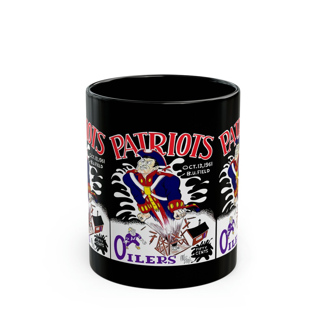 1961 Vintage Boston Patriots-houston Oilers Football Program Cover ...