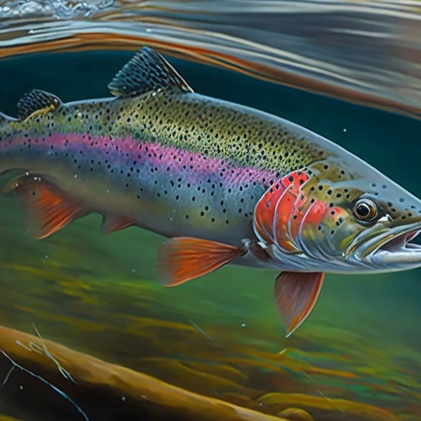 Fly Fishing Mouse Pad - Etsy