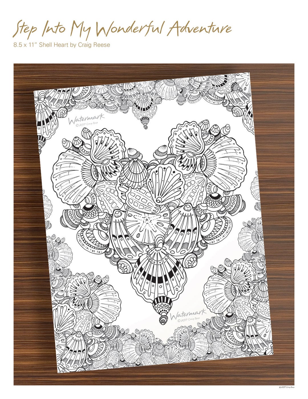Shell Heart by Craig Reese - Etsy