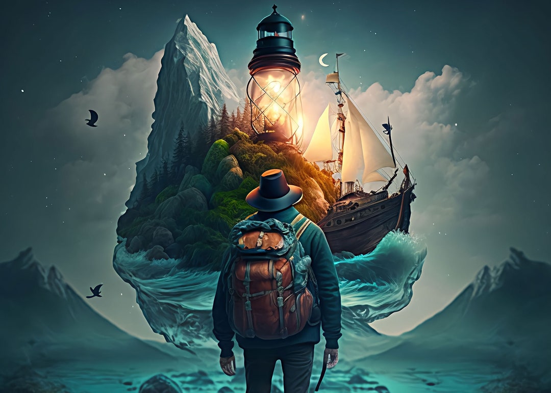 Adventure Lighthouse / 5 Standard Sizes / Instant Download / by Craig ...