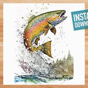 Greenback Cutthroat Trout / Instant Download / 5 Standard Sizes / Craig ...