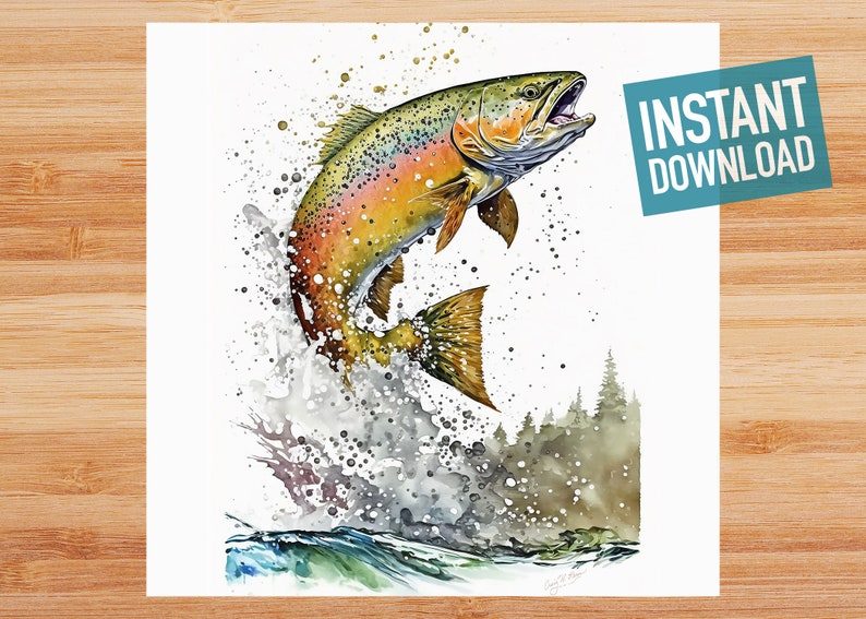 Greenback Cutthroat Trout / Instant Download / 5 Standard Sizes / Craig ...