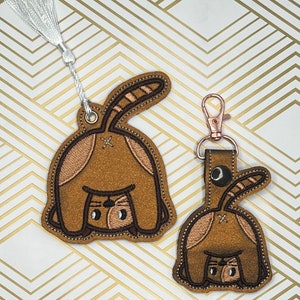 Peek-a-boo Kitty Bum Keychain Key Fob / Bookmark - Etsy