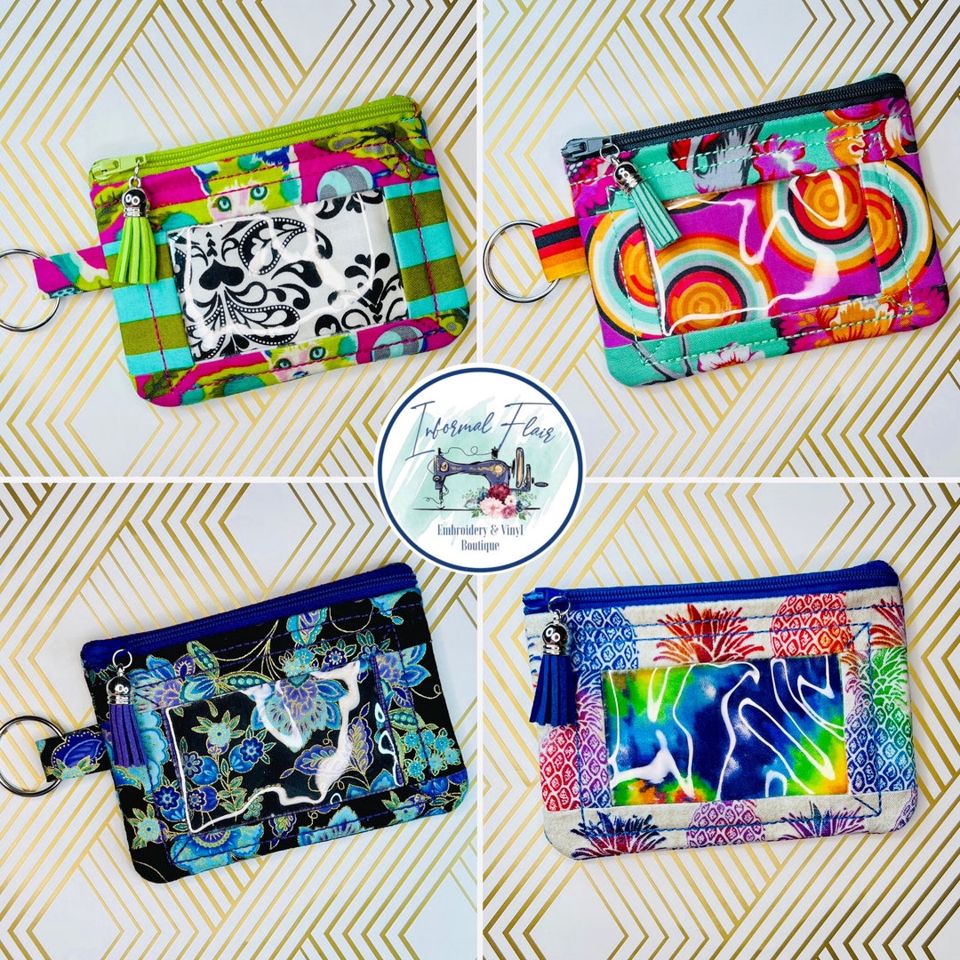 ID Wallet / Card Keeper / Zipper Pouch - Etsy