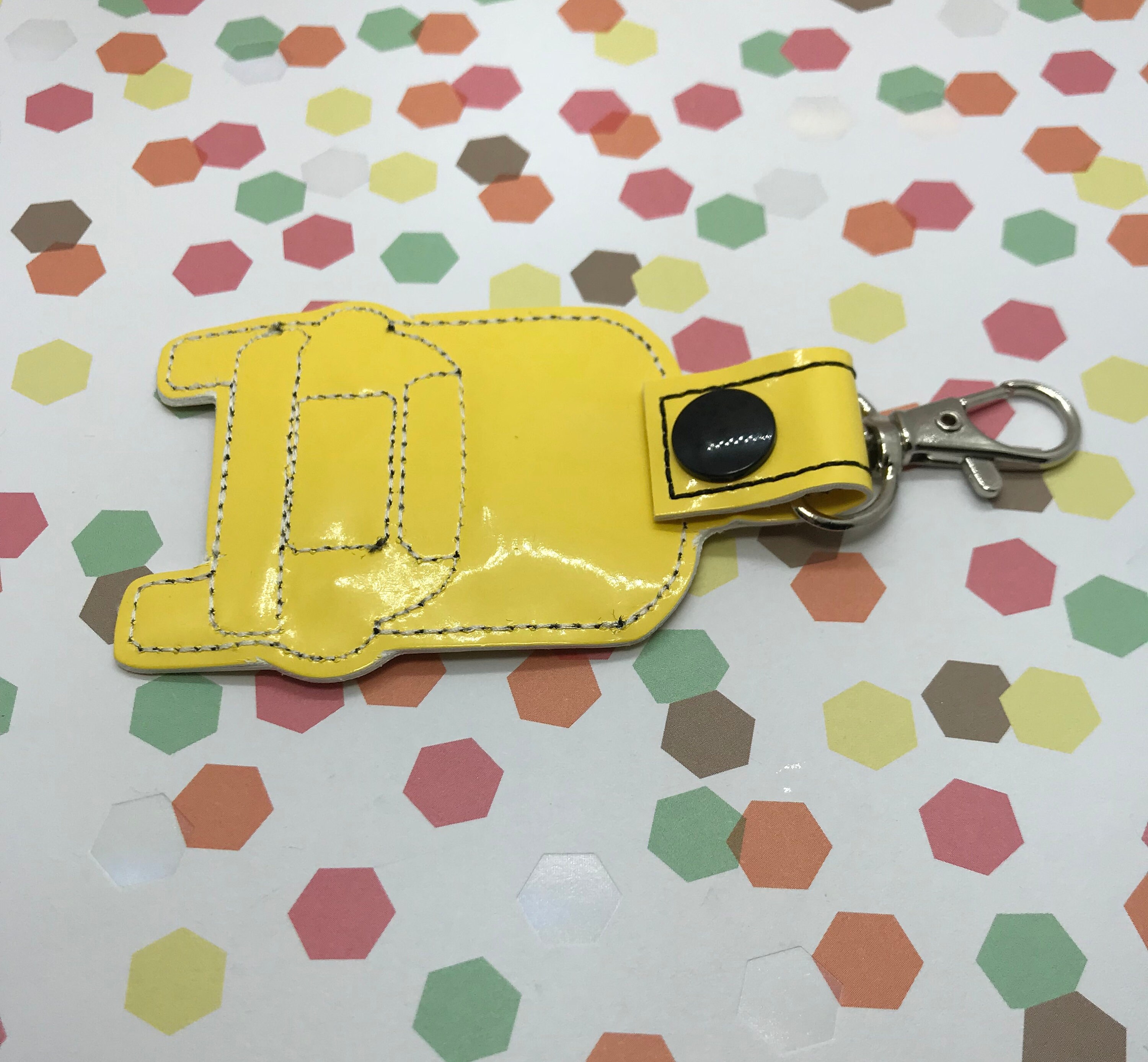 Personalized School Bus Snap-tab / Key Fob / Backpack Charm / | Etsy