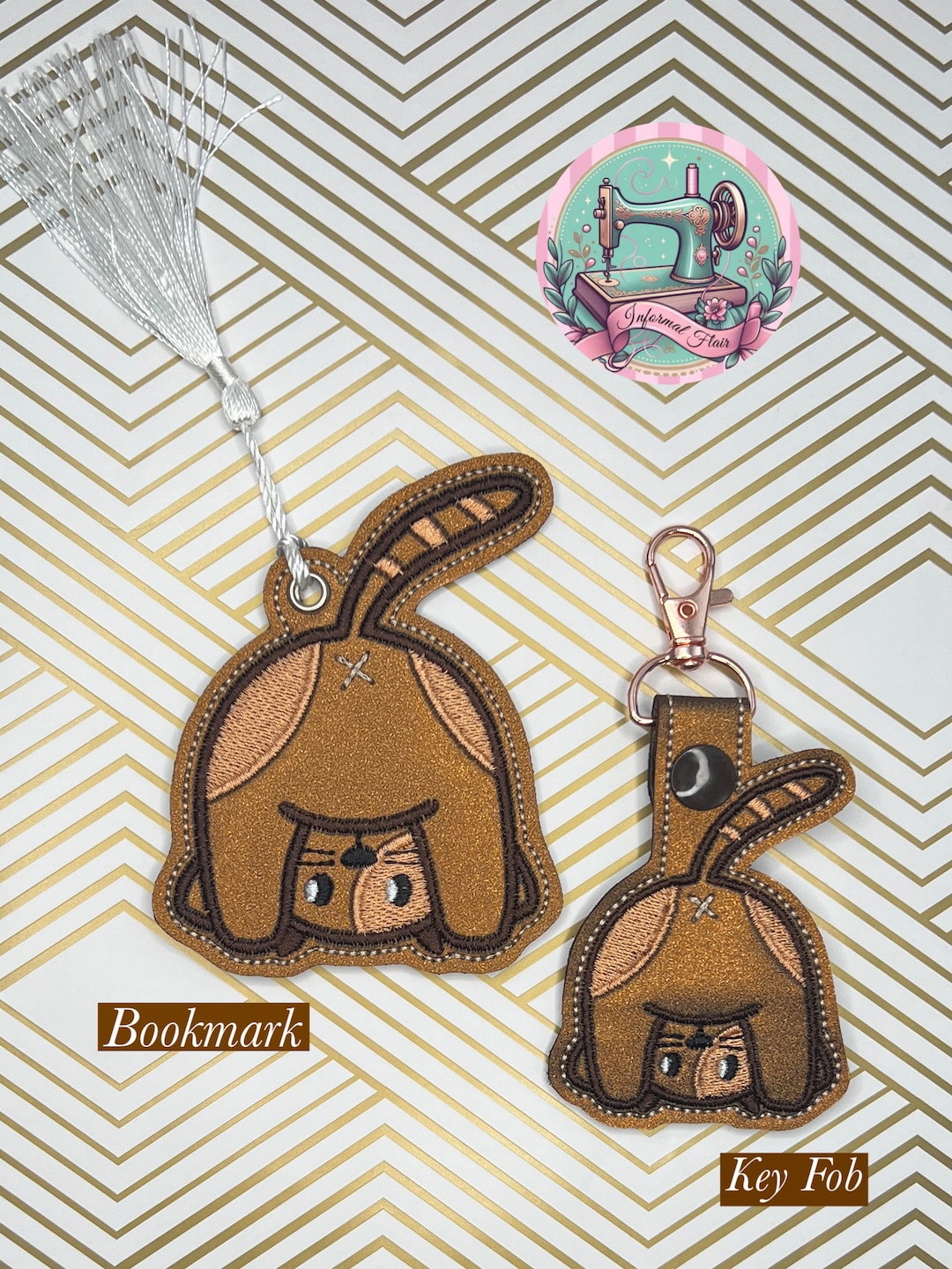 Peek-a-boo Kitty Bum Keychain Key Fob / Bookmark - Etsy