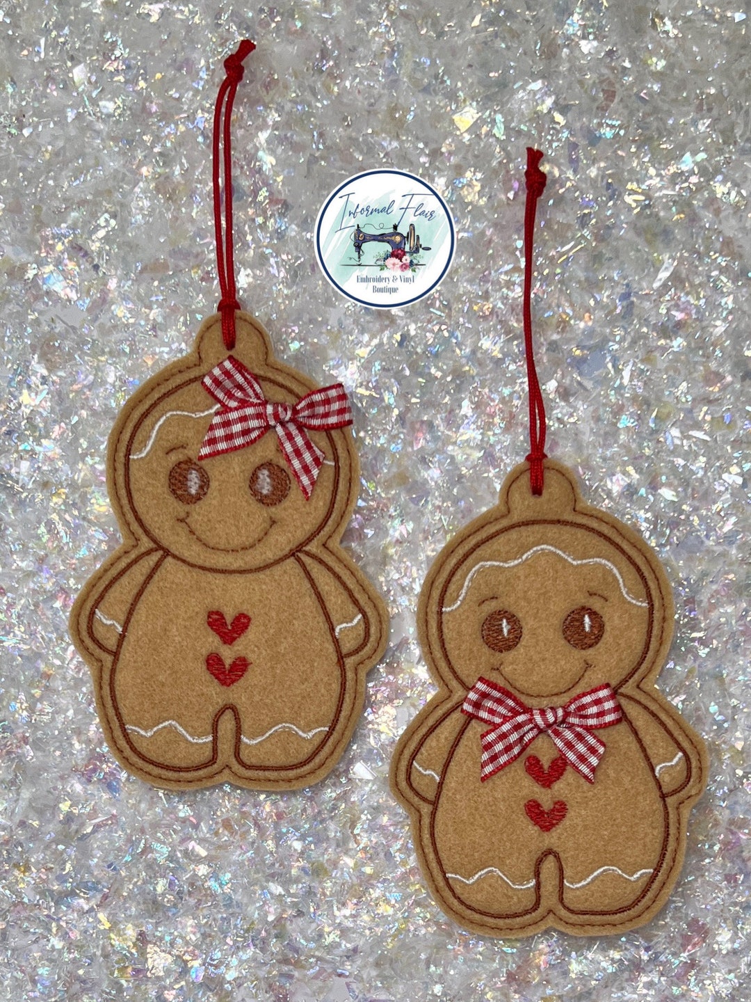 Gingerbread Christmas Ornaments - Etsy