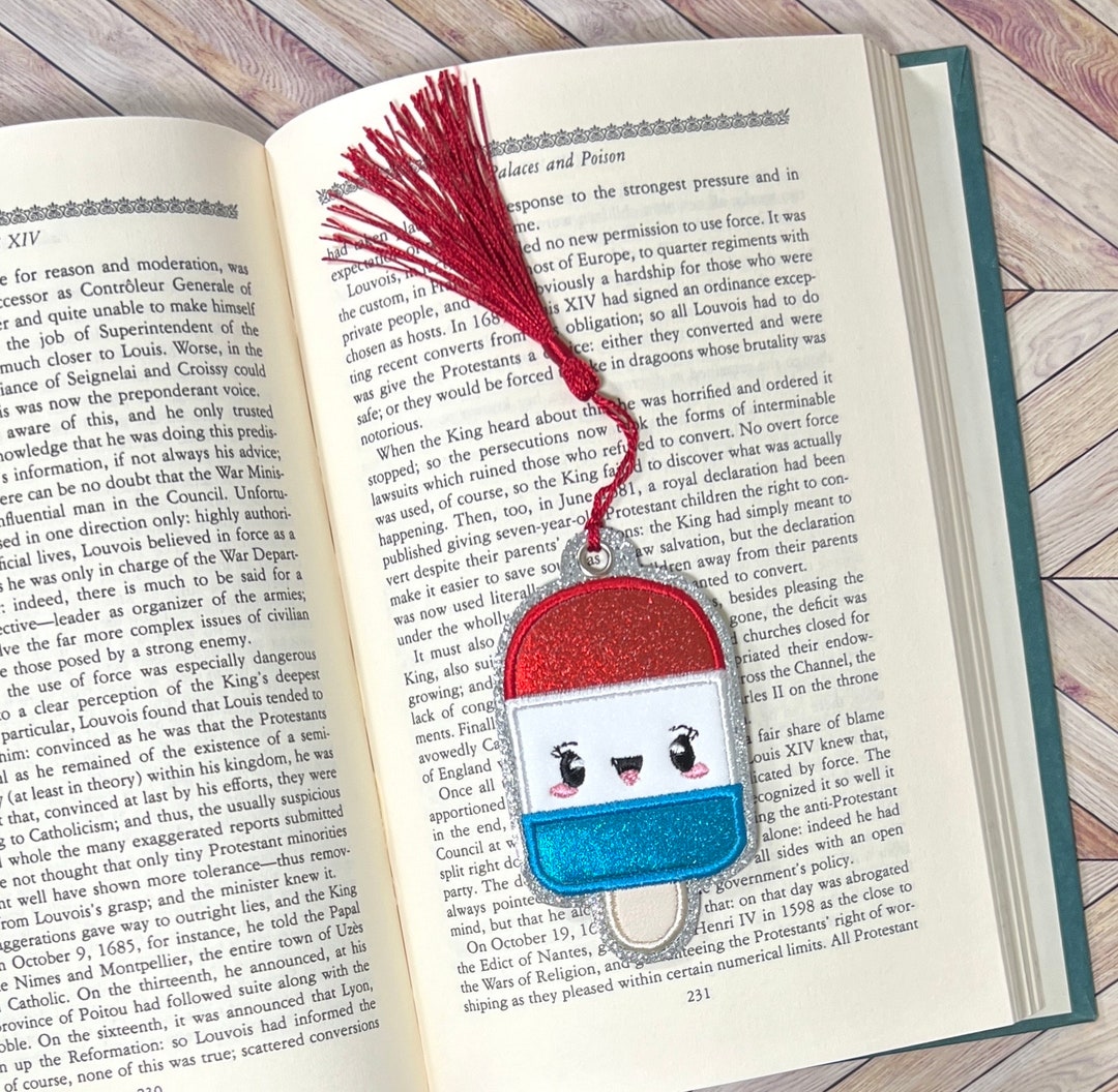Popsicle Ice Cream Bookmark - Etsy