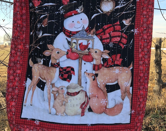 Christmas Quilt Panel - Etsy