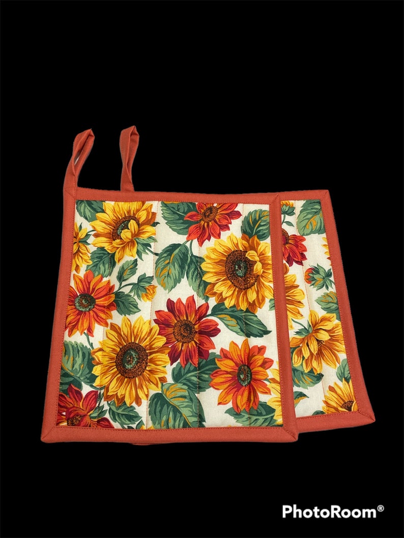 Sunflower Plate and Bowl Cozies Hot Pads or Kitchen Aide - Etsy