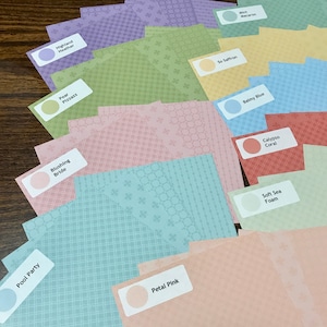 Stampin' Up! Color Labels: 2026 Current Colors & Swatches (digital ...