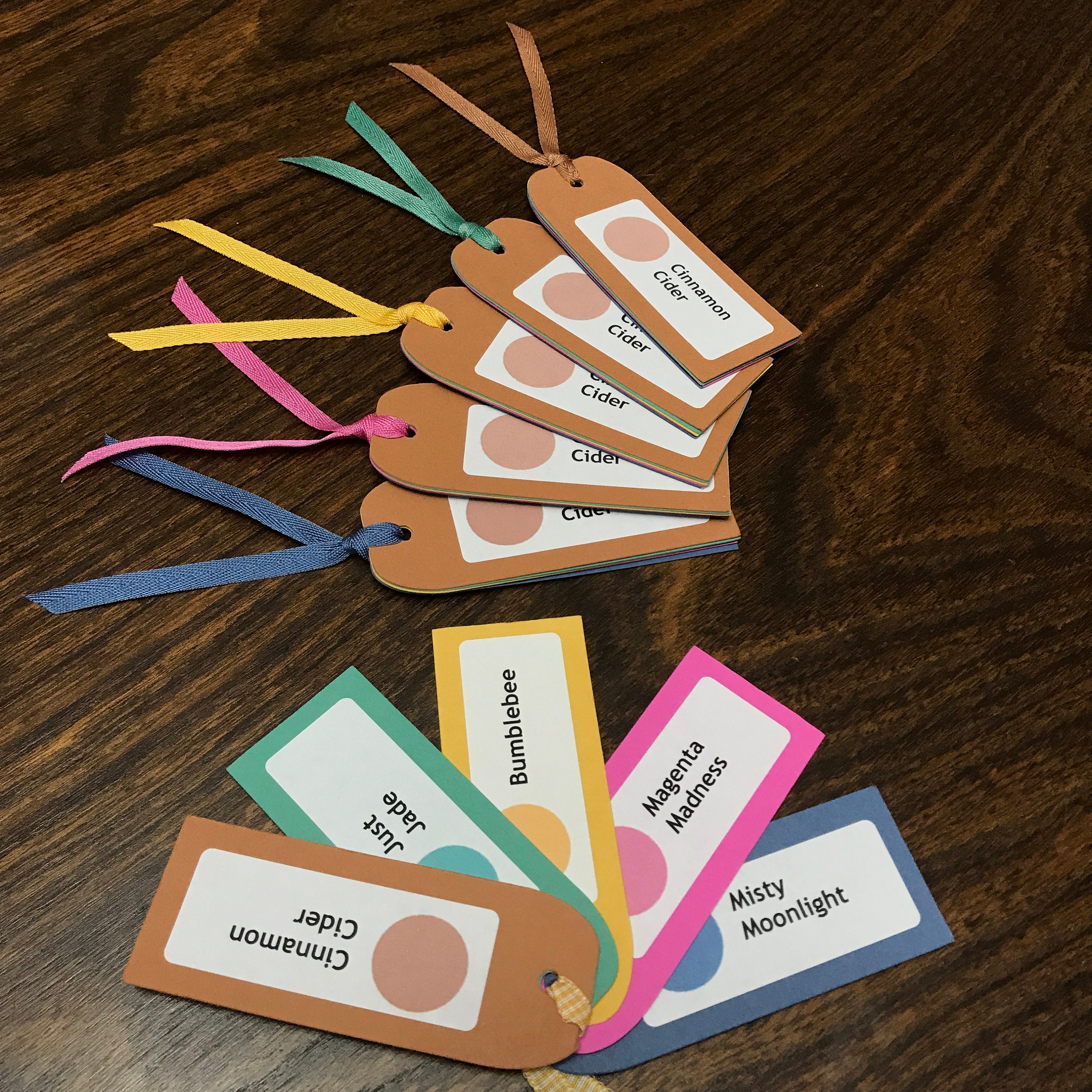 Stampin' Up! Color Labels: Current Colors & Swatches (digital Download ...