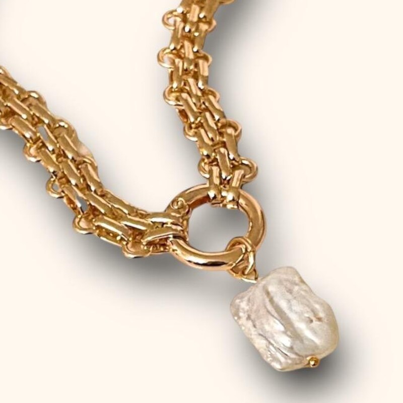 Pearl Statement Necklace - Etsy