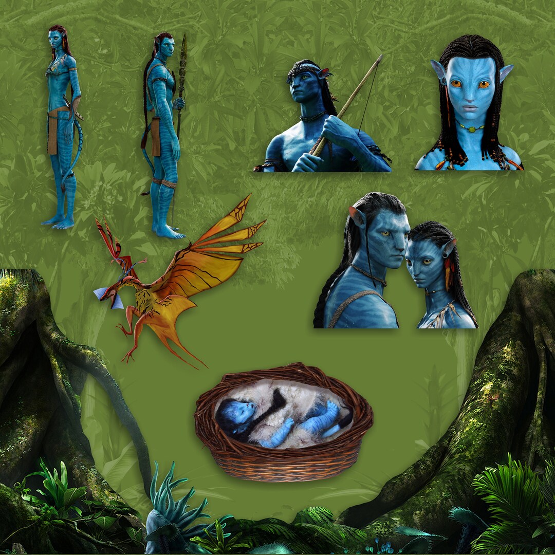 Avatar Digital Paper Pack With Clipart - Etsy