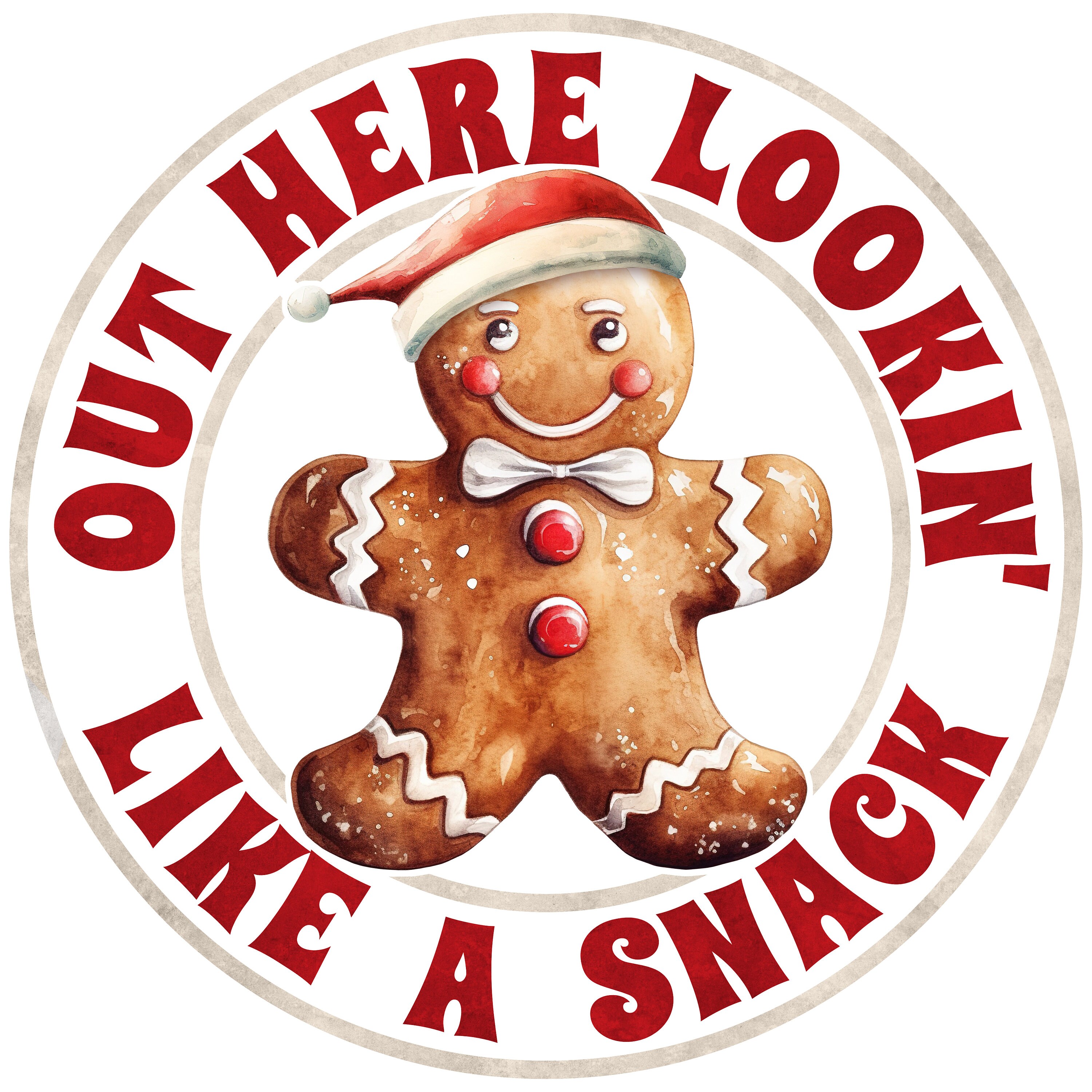 Gingerbread Sublimation and DTF Image - Etsy