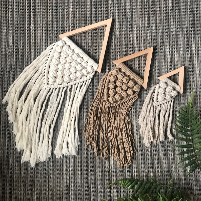 Bobble Texture Wall Hanging Modern Macrame Digital Pattern - Etsy